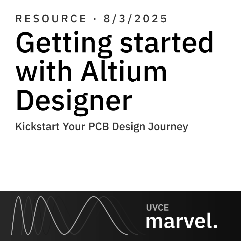 Getting started with Altium Designer | UVCE MARVEL